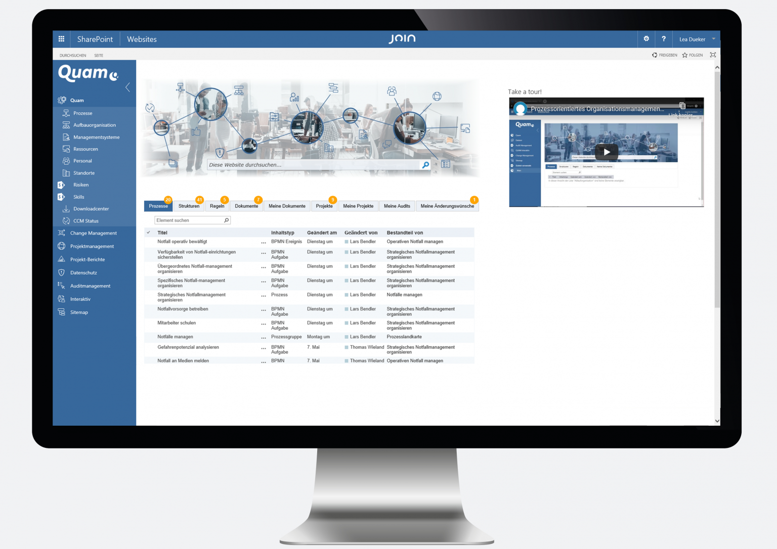 Quam - the SharePoint app for process management - Join GmbH